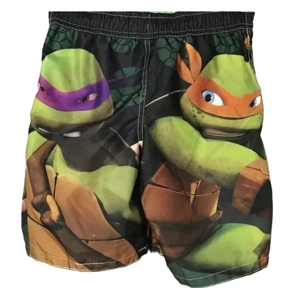 Nickelodeon | Swim | Tmnt Teenage Mutant Ninja Turtles Boys Swimwear ...